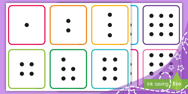 👉 Count the Spots Flash Cards 1 - 20 (Ages 4 to 6)