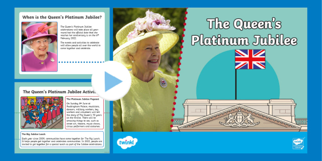 KS1 The Queen's Platinum Jubilee Information PowerPoint