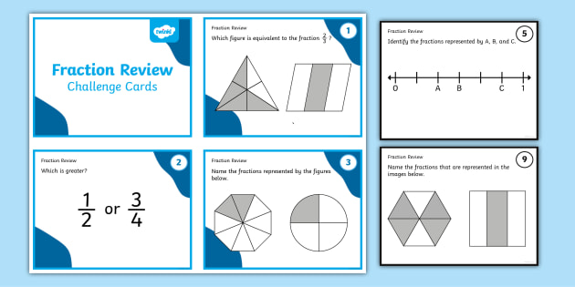 Common Core Fraction Task Cards