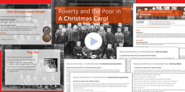 A Christmas Carol Lesson 12: Poverty and the Poor – Stave
