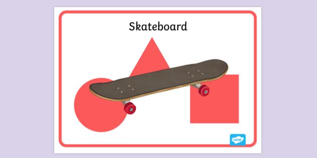 Skateboard Poster | Display Poster Resource | Twinkl