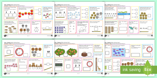 Year 1 Spring 1 Maths Activity Mats English/Romanian