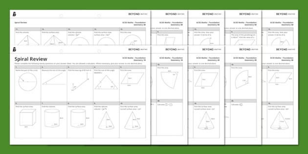 Mathematics Revision Sheets • Twinkl.com.au