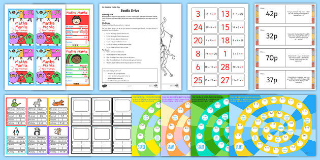 KS2 Maths Games teacher Made 