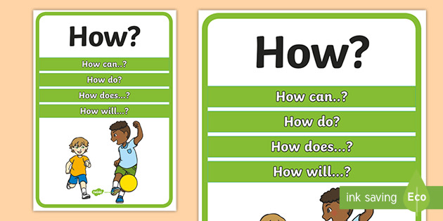How? Question Poster