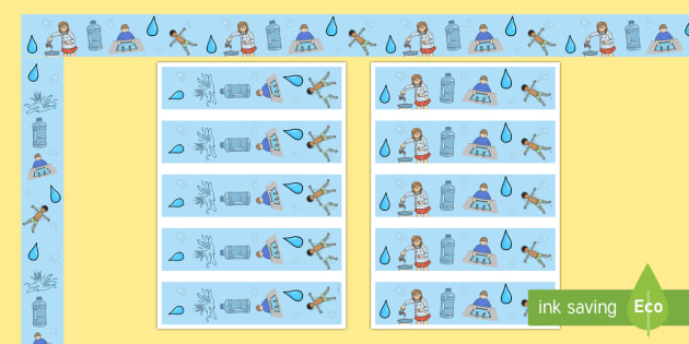 Water Display Borders