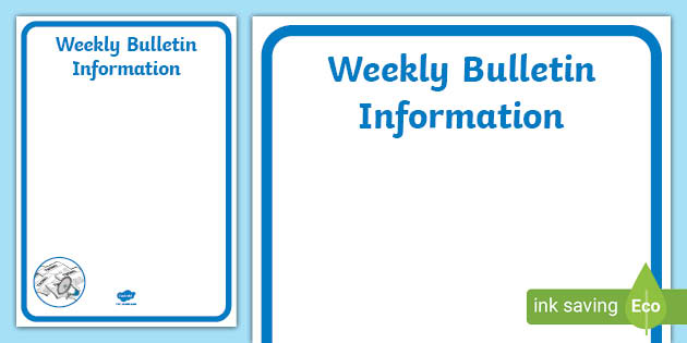 Bulletin Information Poster