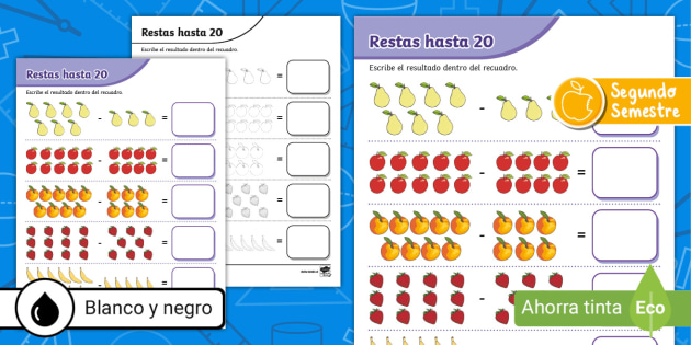 Hojas De Trabajo De Resta Para Imprimir Y Reagrupar