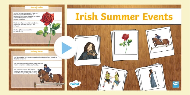 Irish Summer Events PowerPoint (teacher made)