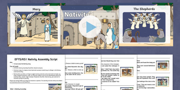 EYFS/KS1 Nativity Assembly Pack (teacher made)
