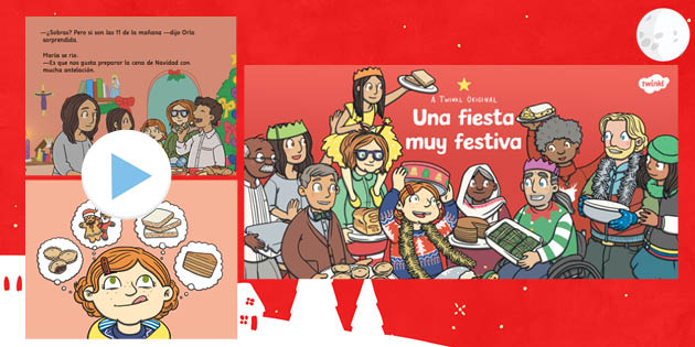 FREE! - Cuento: Una fiesta muy festiva (teacher made)