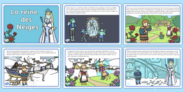 La reine des Neiges Story French (teacher made)