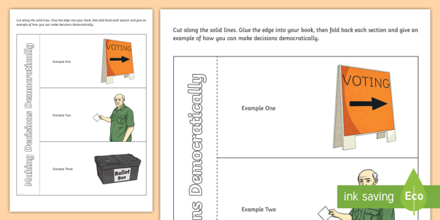 Making Decisions Democratically Interactive Book