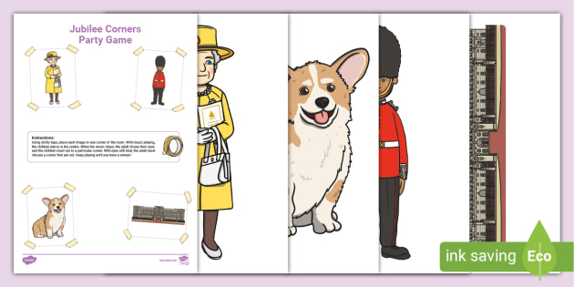 Jubilee Corners Party Game (teacher made)
