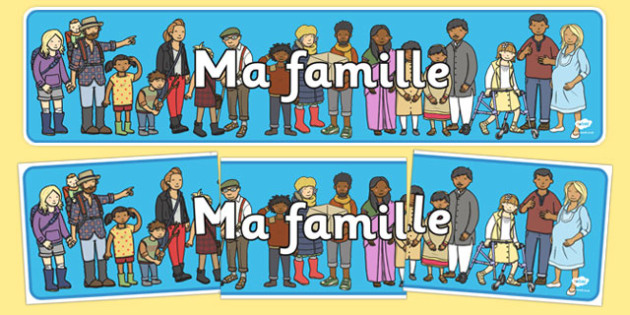 Ma famille Display Banner French