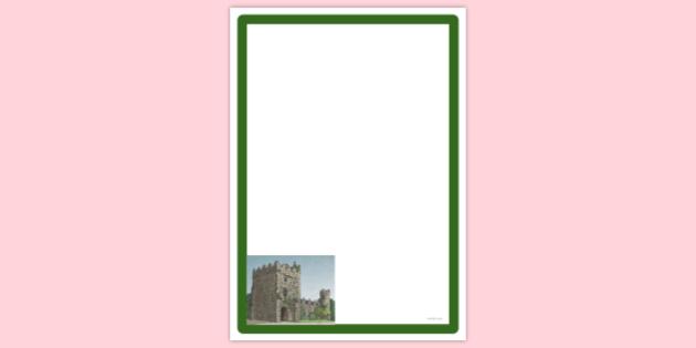FREE! - Howth Castle Page Border | Page Borders | Twinkl