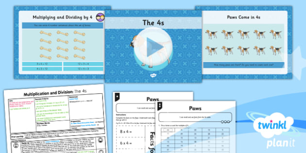 PlanIt Maths Y3 Multiplication and Division Lesson Pack Learning the Facts
