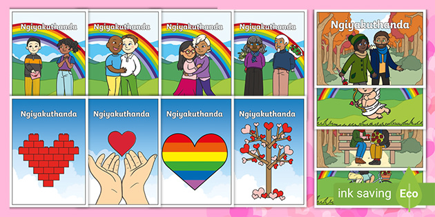 Ngiyakuthanda amakhadi - isiZulu Valentine's Day cards