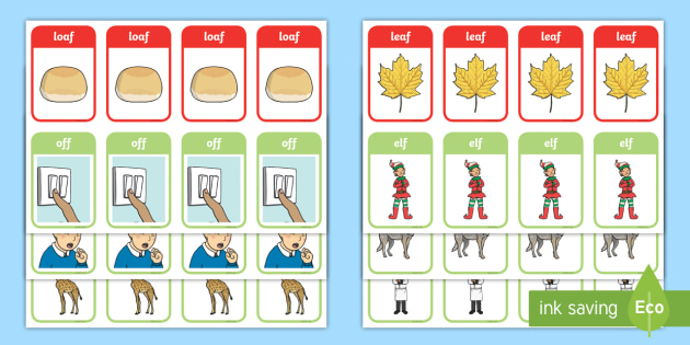 /f/ Final Sound Snap Card Game