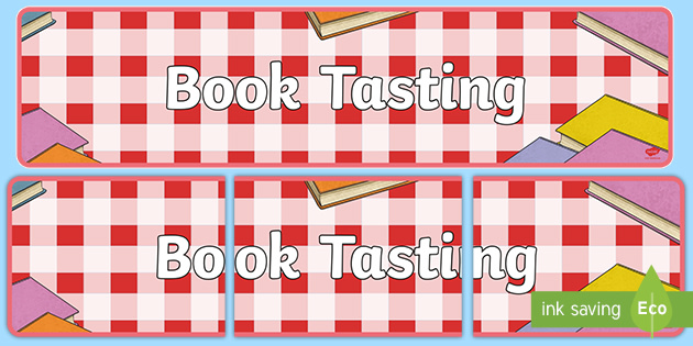 Book Tasting Banner