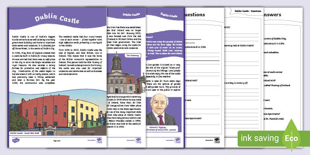 Dublin Castle Reading Comprehension