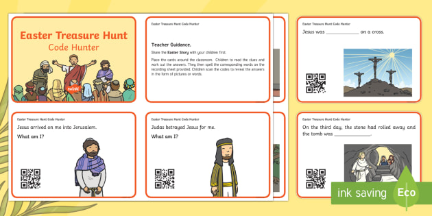 Easter Story Code Hunter (teacher made)