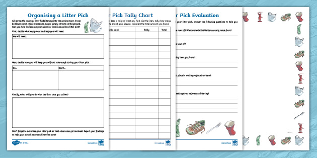 Planning a Litter Pick KS2 Resource Pack
