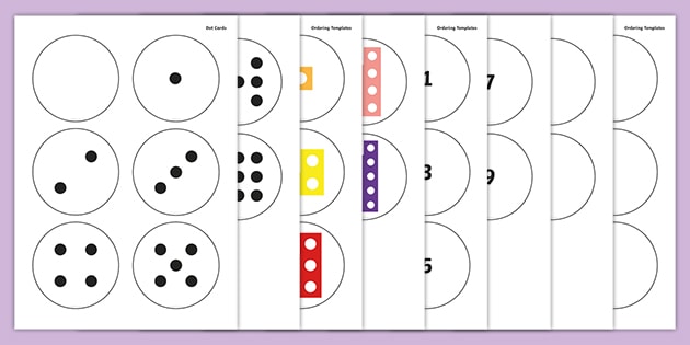 👉 Dot Cards Ordering Activity (teacher made)