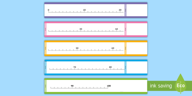 Number Rods Tens Number Line (teacher made)