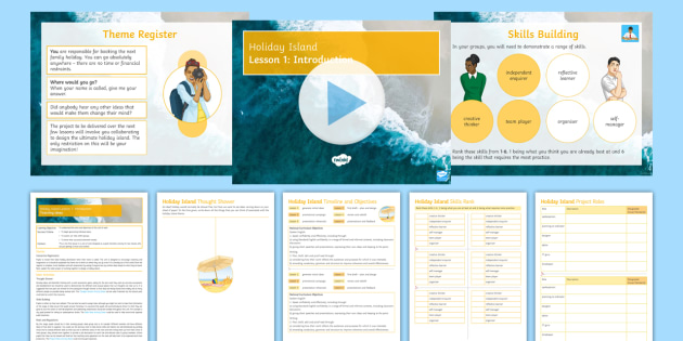 FREE! - Key Skills for English: Holiday Island Lesson 1: Introduction
