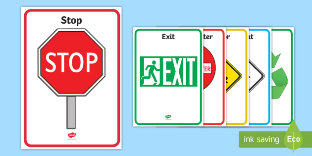 Classroom Safety Posters - Safety, Sign, classroom, Exit, Danger, Help