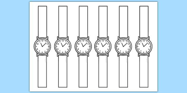 Design Your Own Watch Activity teacher Made 
