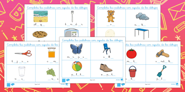 Hojas De Trabajo Con Palabras Faltantes En Oraciones Con V O Con B?