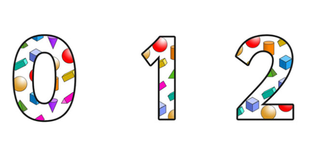 FREE! - Volume Small Display Numbers (teacher made)