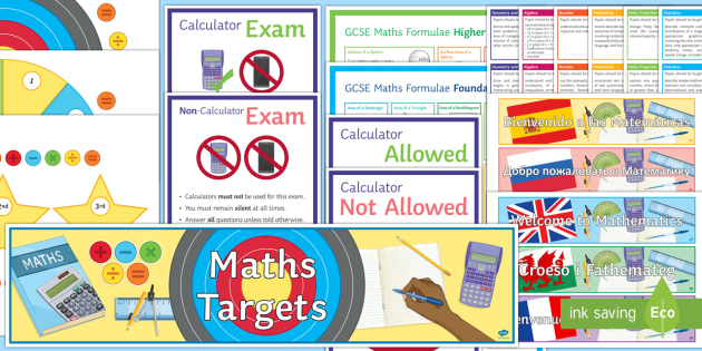 Secondary Maths Progress Tracker Display Pack | Foundation
