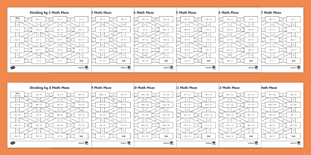 Third Grade Division Worksheets | twinkl.com