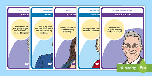 Authors and Illustrators Display Posters (teacher made)