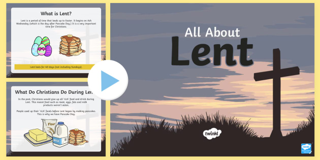 EYFS All About Lent PowerPoint
