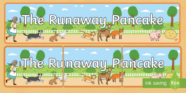 The Runaway Pancake Display Banner (Teacher-Made)