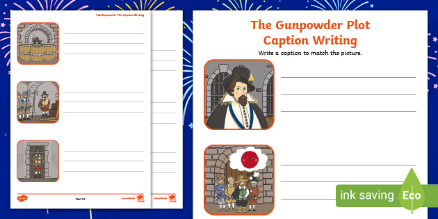 The Gunpowder Plot Caption Writing Activity