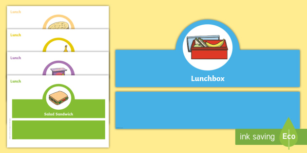 Lunchbox Headband Oral Language Game