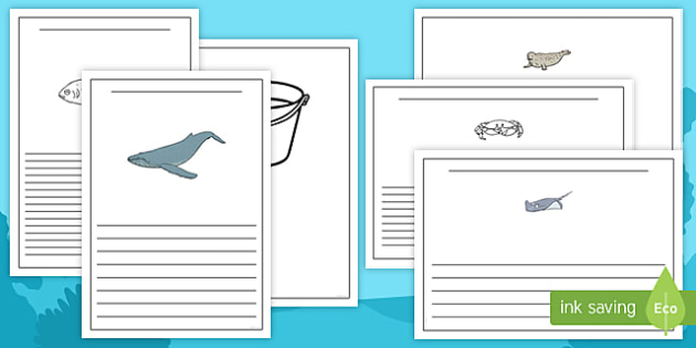 Sea Bucket Writing Frames