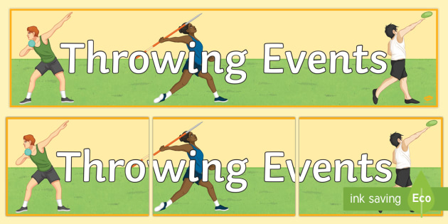 Athletics Throwing Banner