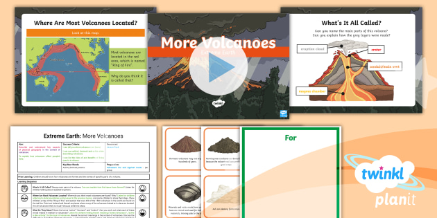 Geography: Extreme Earth: More Volcanoes Year 3 Lesson Pack 3