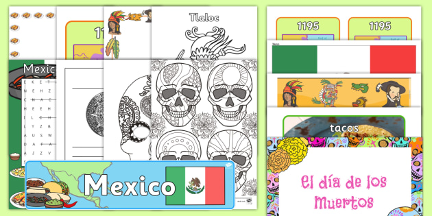 Mexico Celebration Resource Pack (teacher made)