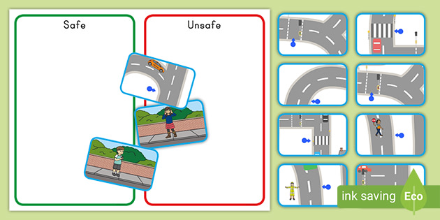 Crossing the Street: Safe and Unsafe Sorting Activity