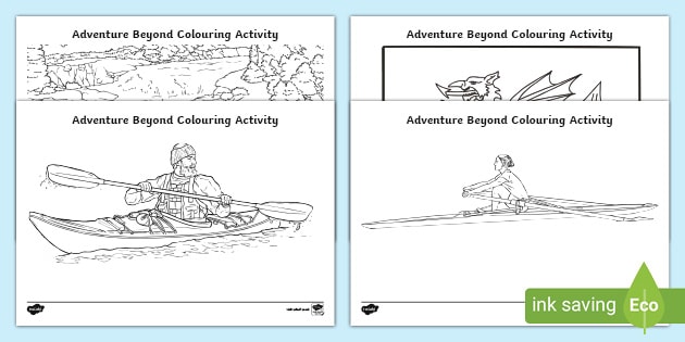 Outdoor Adventure Colouring Sheets – Adventure Beyond