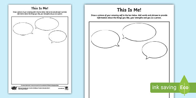 KS2 Secondary School Transition This Is Me Activity | Twinkl