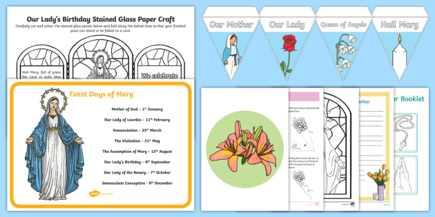 Our Lady Mary’s Birthday Resource Pack - CfE - Twinkl