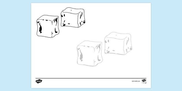 FREE! - Solid Ice Colouring Sheet | Colouring Sheets
